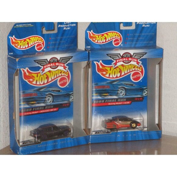 Mattel | Toys | Mattel Hot Wheels Final Run Lot Of 2 Black Mercedes 38 ...